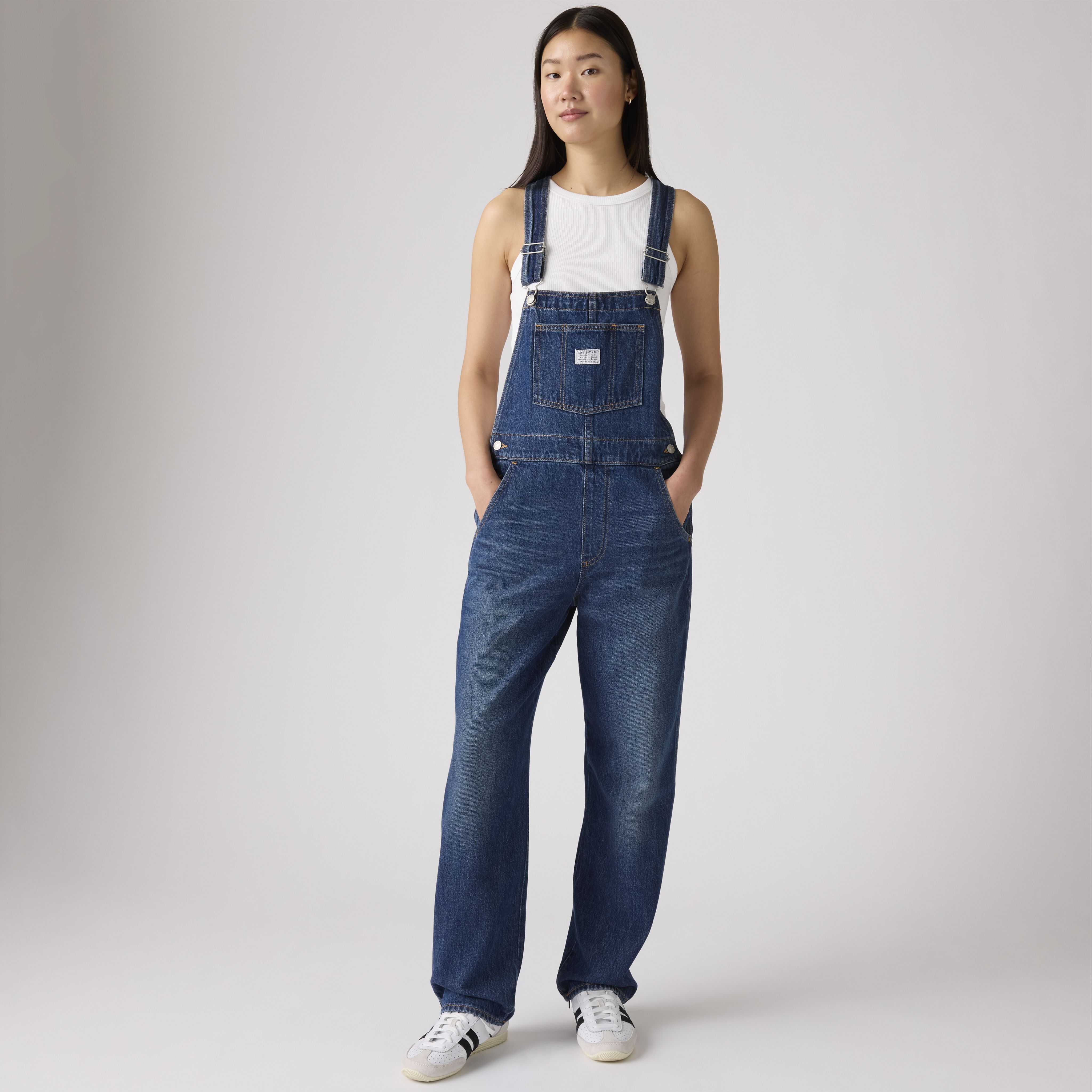 LEVI'S vintage denim women's overalls l
